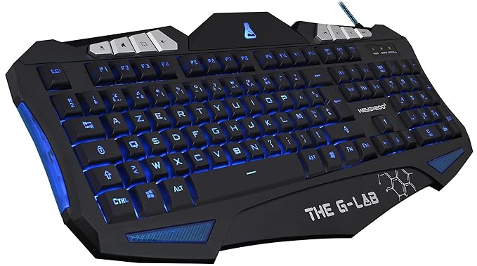 THE G-LAB - KEYZ 200 - Backlit Gaming Keyboard - 19 Anti-Ghosting Keys ...
