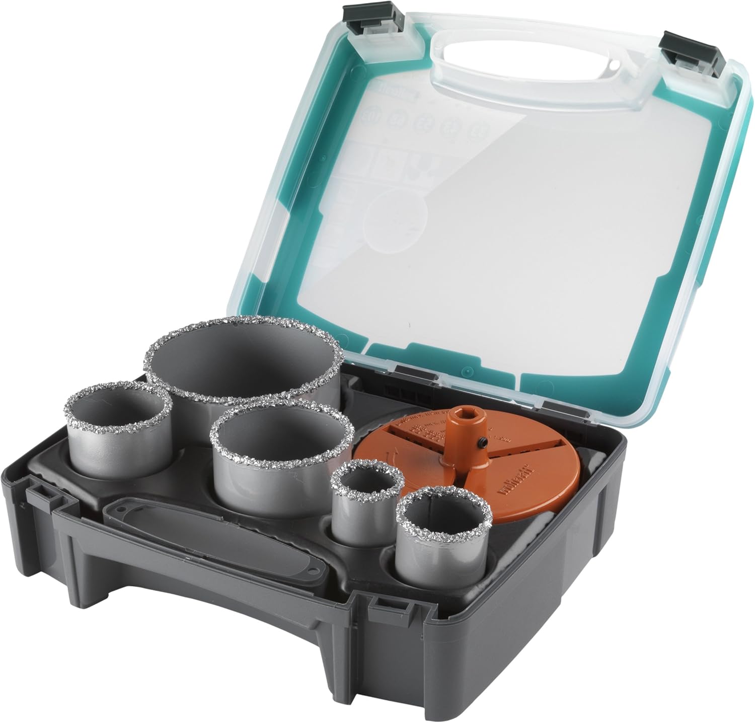 wolfcraft Annular Bit Insert Set, Tungsten Carbide Coated, 7 Pcs. I ...