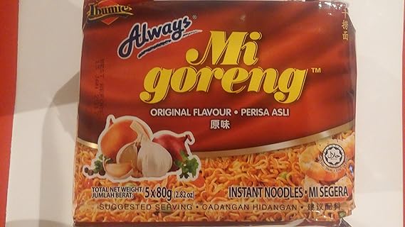 Amazon.com : Ibumie Mi Goreng Original Instant Noodles ( 10 Packs X 2 ...