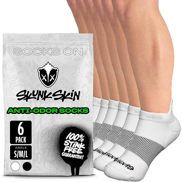 Anti-Odor Crew Socks - Men & Women - For Everyday Wear And