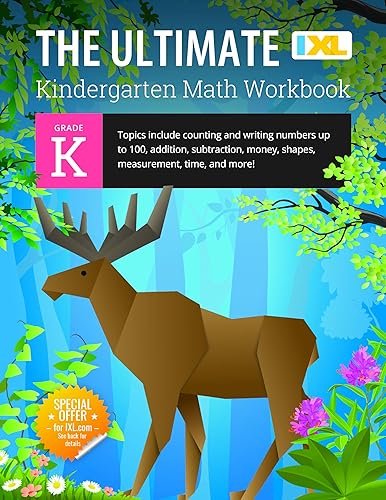 IXL The Ultimate Math Kindergarten Workbooks, Activity Book for Kids ...