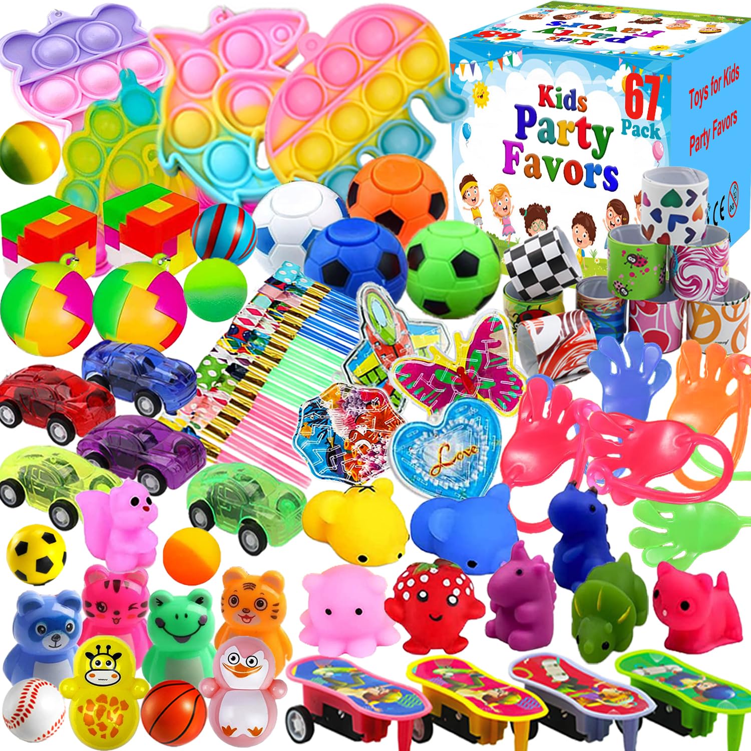 Mua 67 Pcs Party Favors for Kids, Treasure Box Toys for Classroom ...