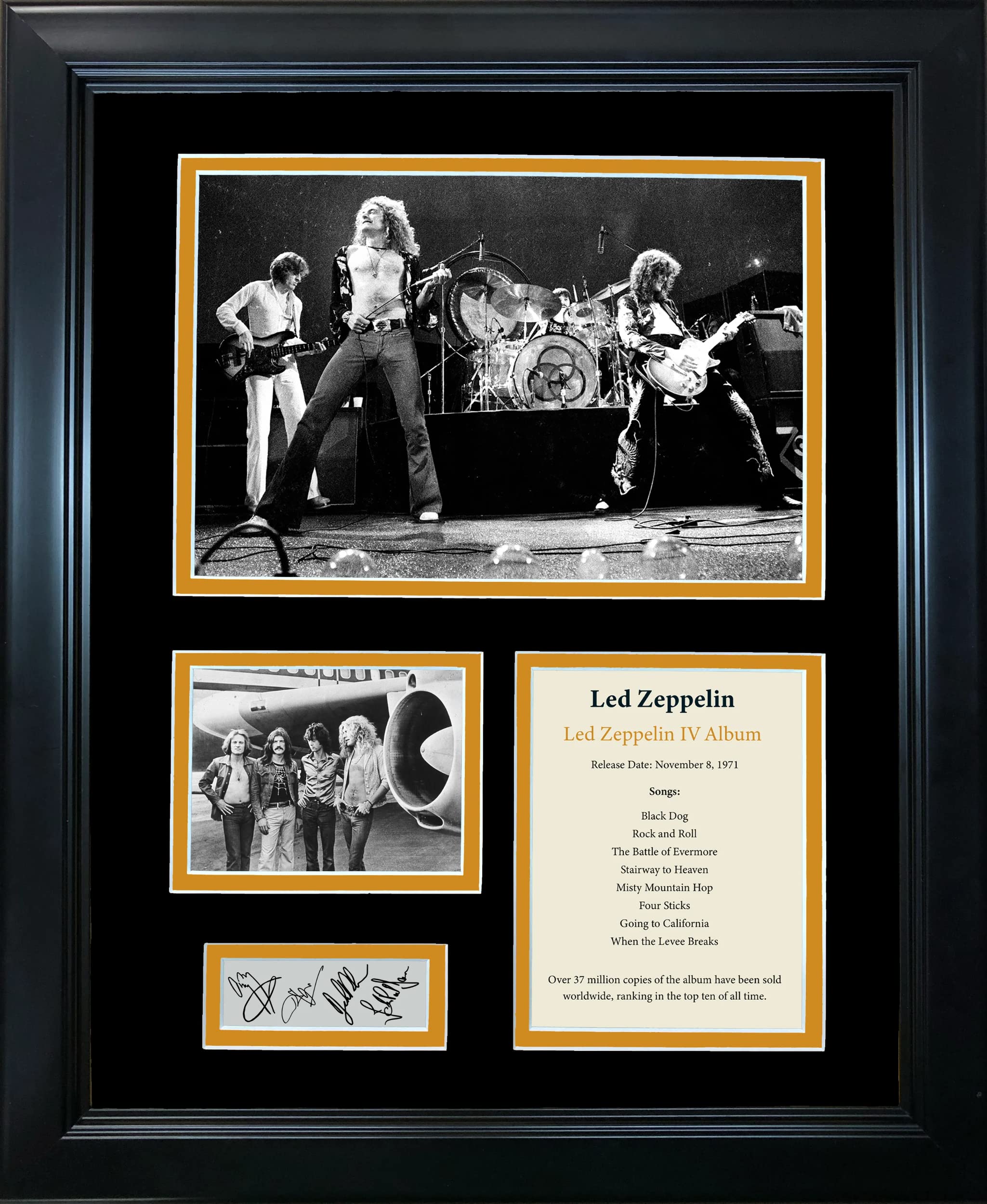 Mua Framed Led Zeppelin IV Album Facsimile Laser Engraved Signature ...