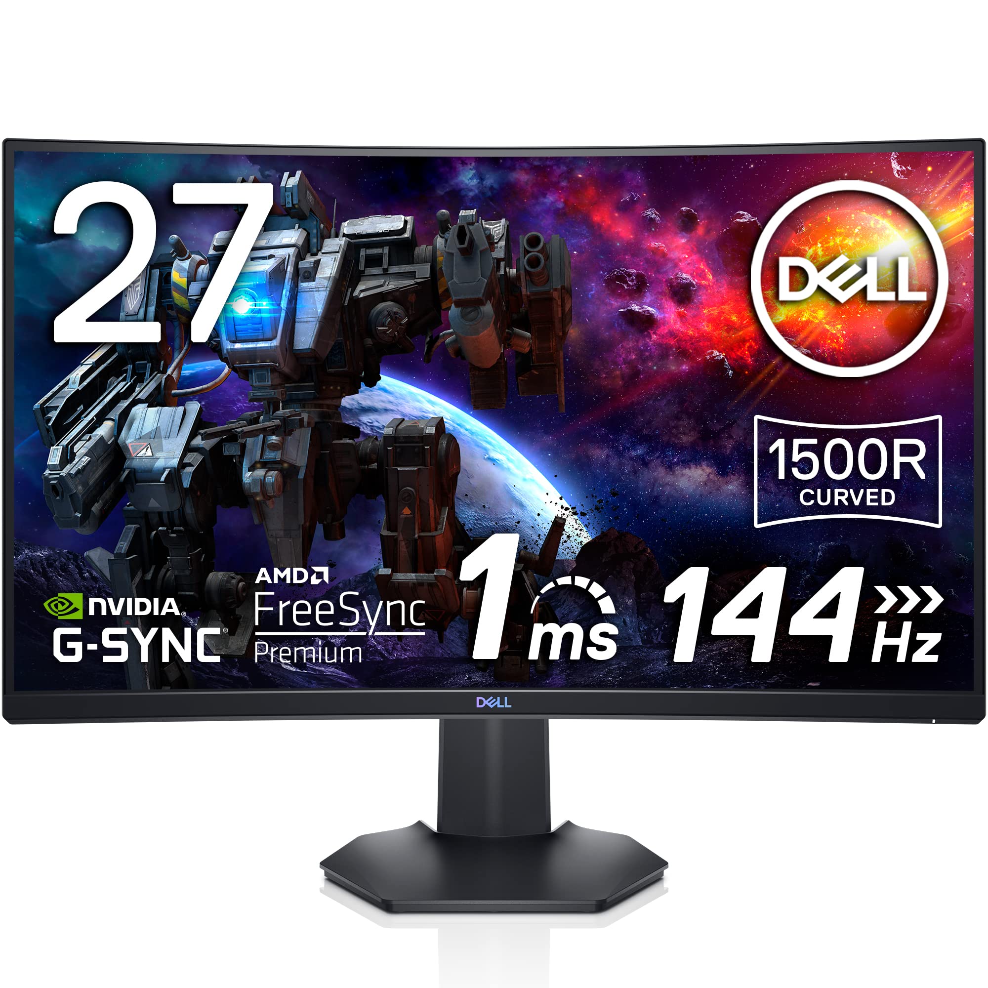 Mua Dell S2721HGF 27" Curved Gaming Monitor Display, 1ms/144Hz/FPS ...