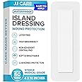 Amazon.com: JJ CARE Waterproof Adhesive Island Dressing [Pack of 50], 4" x 10" Sterile Bordered ...