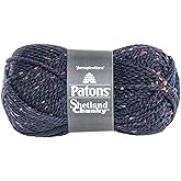 Amazon.com: Patons Shetland Chunky Tweeds Yarn, 3 oz, Toasty Tweed, 1 Ball