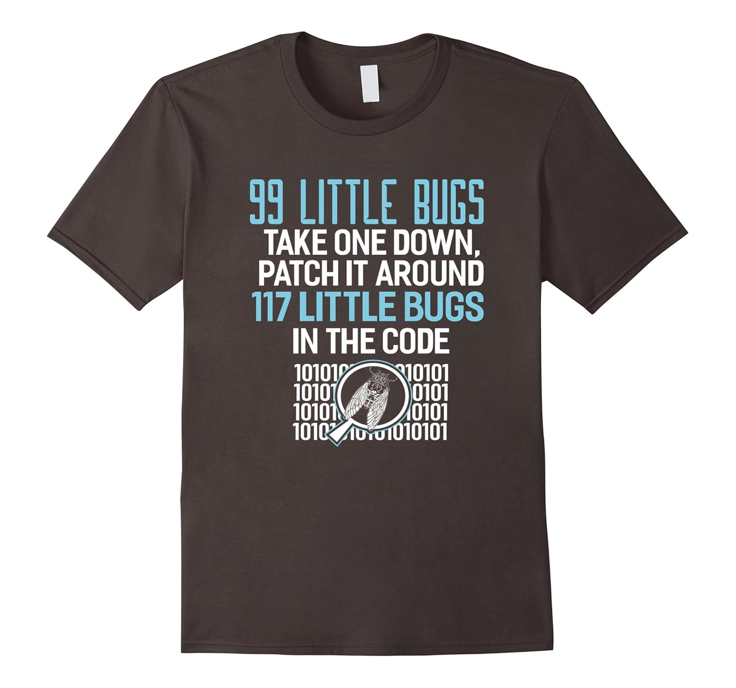 99 Little Bugs In The Code Programmer, Developer T-shirt Fun