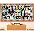 Amazon.com: Back to School Decorations for Bulletin Board Set - 53 Pcs ...