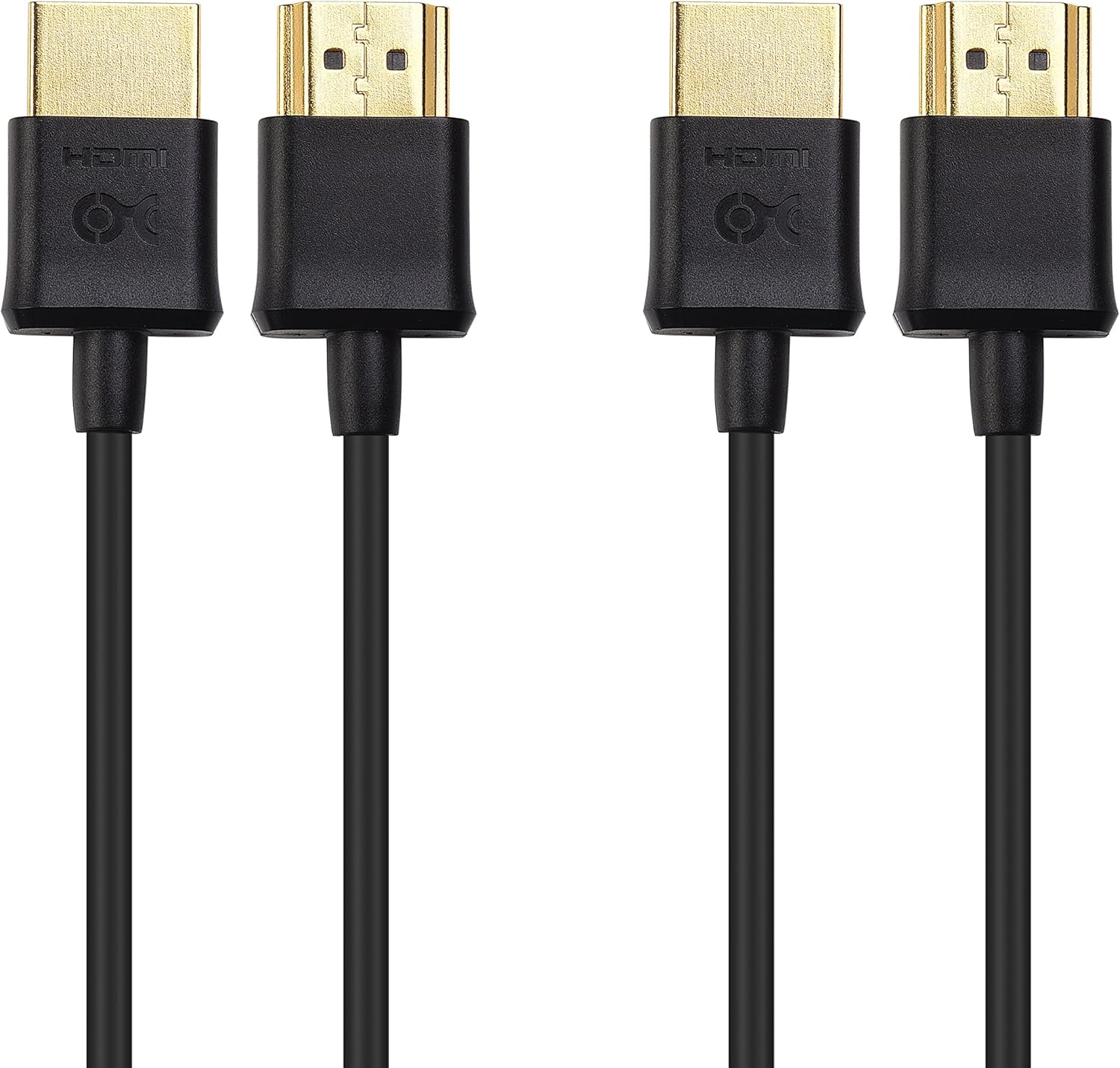 Cable Matters 2-Pack Ultra Thin HDMI Cable 4K Rated: Amazon.co.uk ...