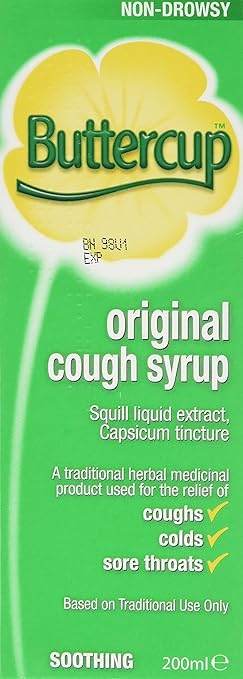 Buttercup Original Cough Syrup, 200ml: Amazon.co.uk: Health & Personal Care