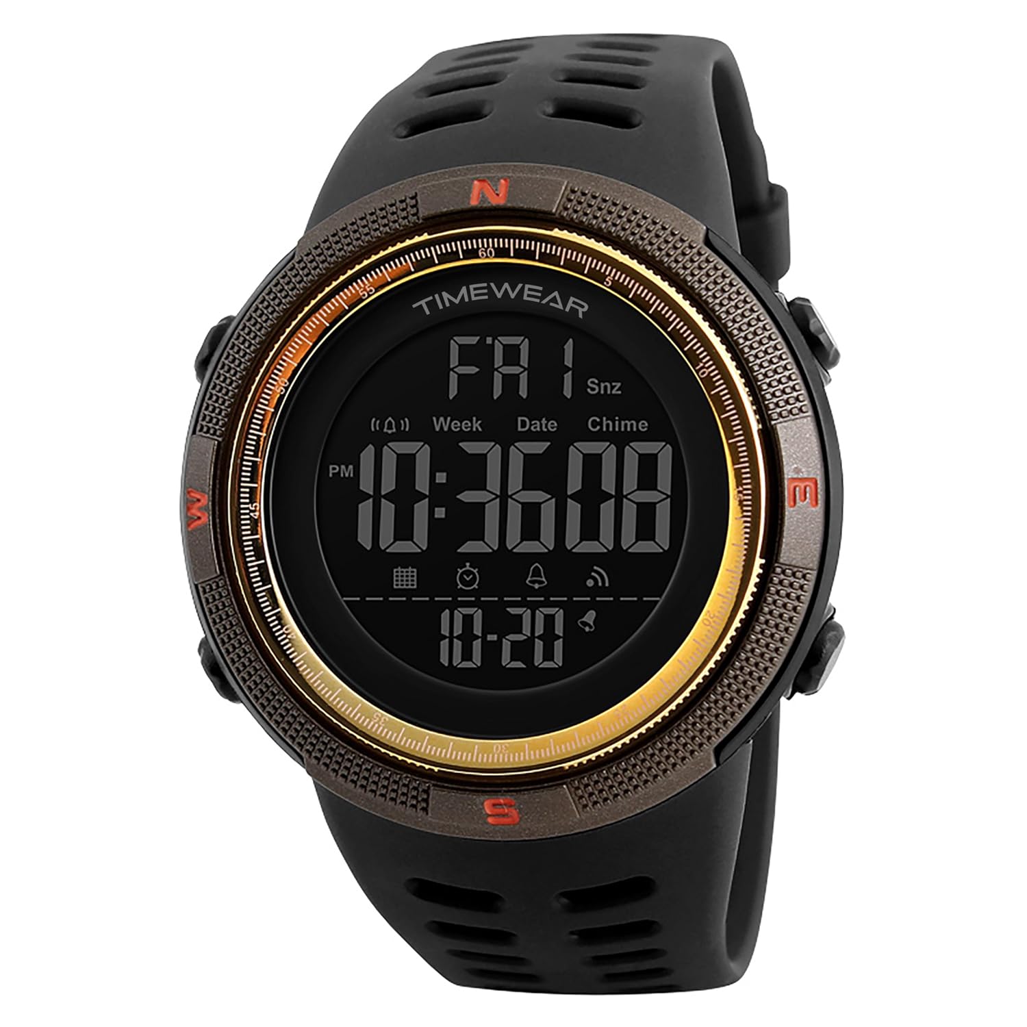 Buy Timewear Digital Sports Watch Silicone Strap Watch for Men at Amazon.in