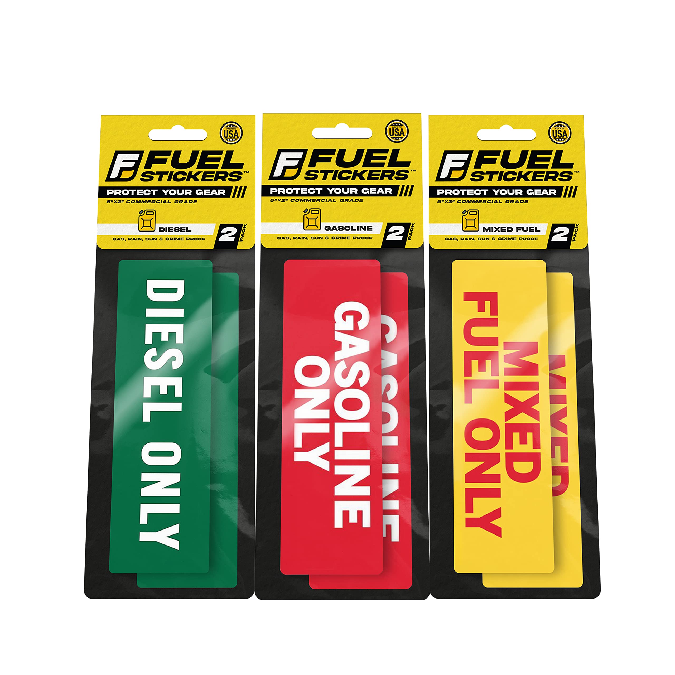 Mua Diesel Only, Mixed Fuel Only, and Gas Only Sticker - 2 Labels of ...