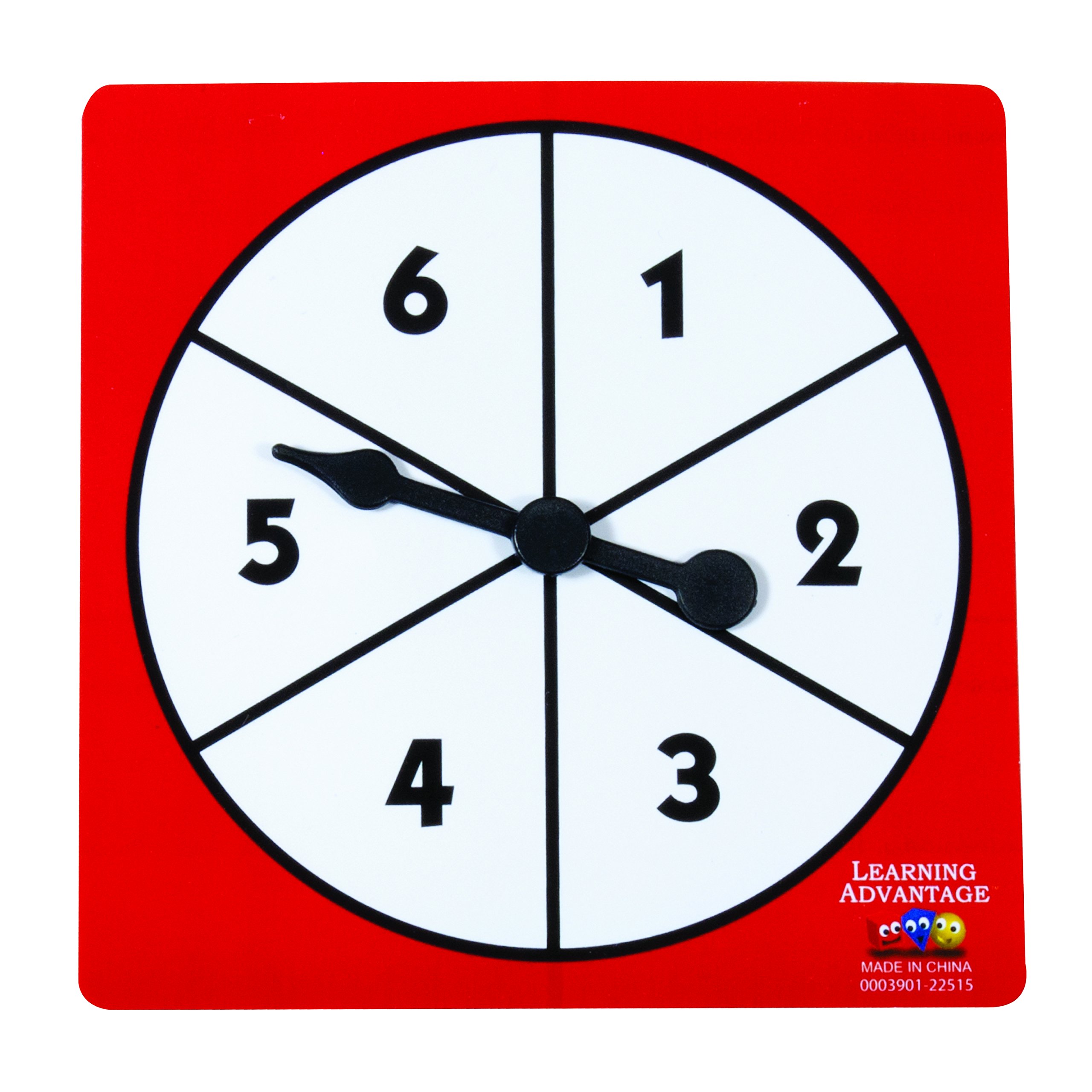 Mua 1-6 Number Spinners - Set of 5 - Arrow Spinner for Games - Free ...