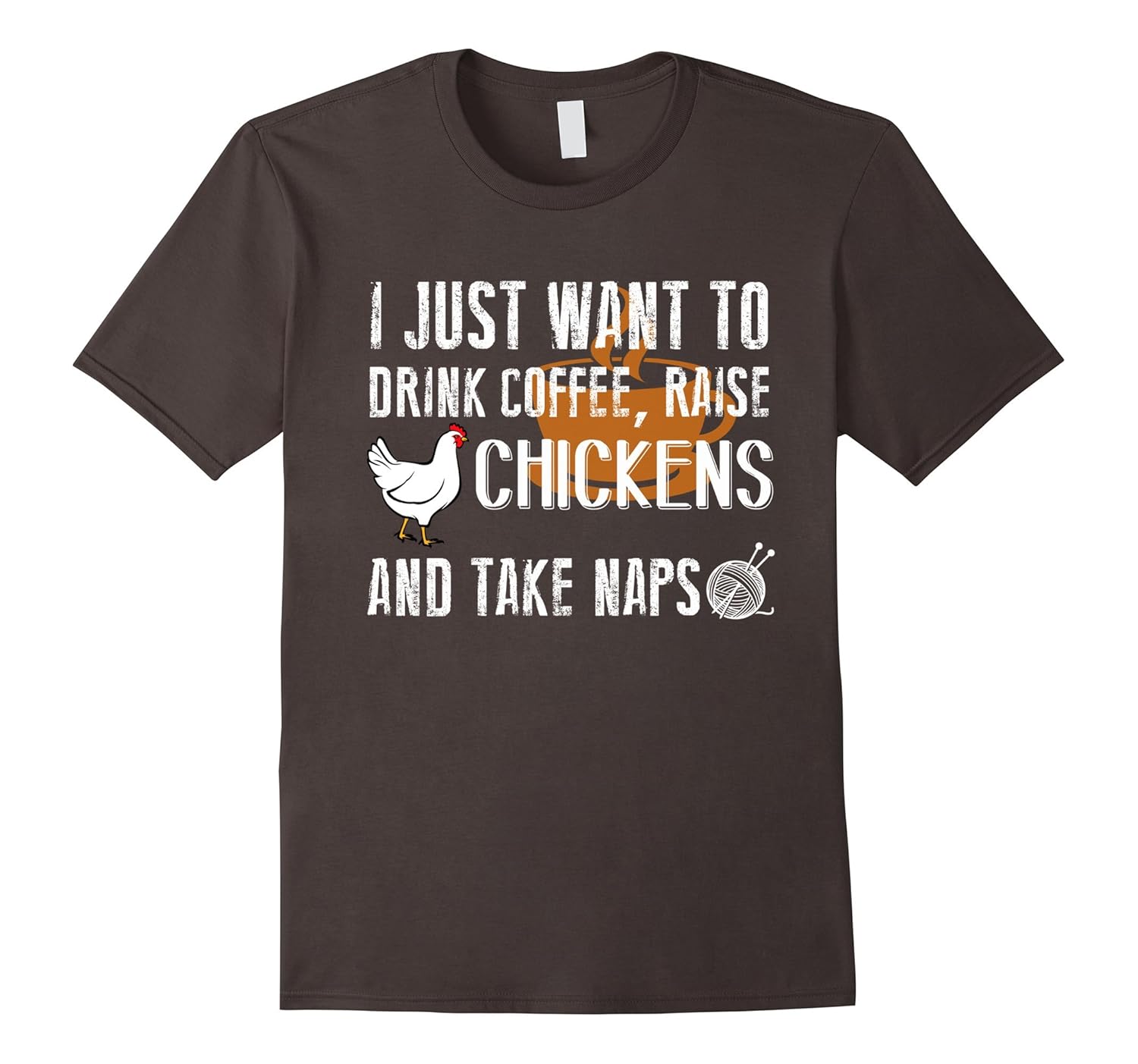 Funny Chicken Lady Day Quote Gift Also Coffee Lover T-Shirt-CL – Colamaga