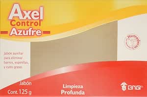 Jabón Axel Control Azufre 125G: Amazon.com.mx: Salud, Belleza y Cuidado ...