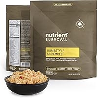 Amazon.com: Nutrient Survival MRE Homestyle Scramble Eggs, Ready to Eat Meals, Freeze Dried ...