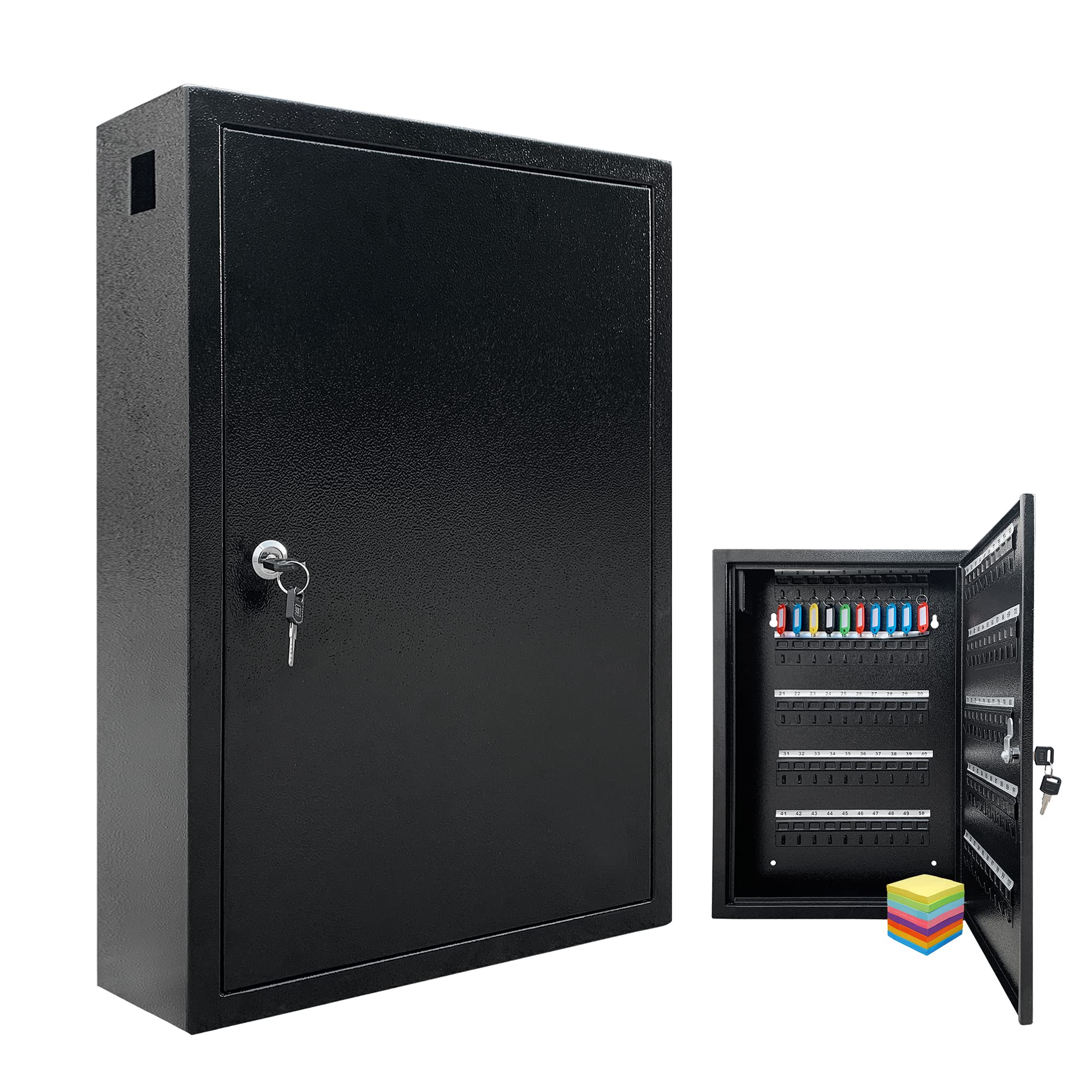 OPEN PACKAGE / DENT ON ITEM *** VORVIL Key Lock Box Cabinet with 100 ...