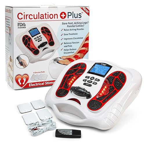 DYNA-LIFE Circulation Plus EMS & TENS Foot Muscle Massager Machine ...
