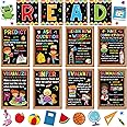 Amazon.com: 28 Pieces Reading Strategy Posters Classroom Decorations ...