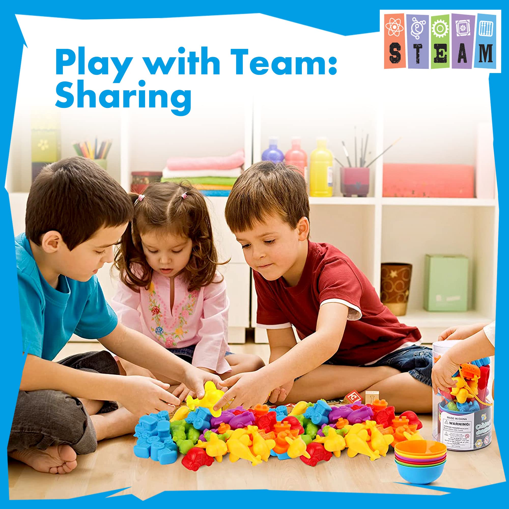 Mua UNIQUE KIDS Counting Educational Learning Toy Set with Sorting Cups ...