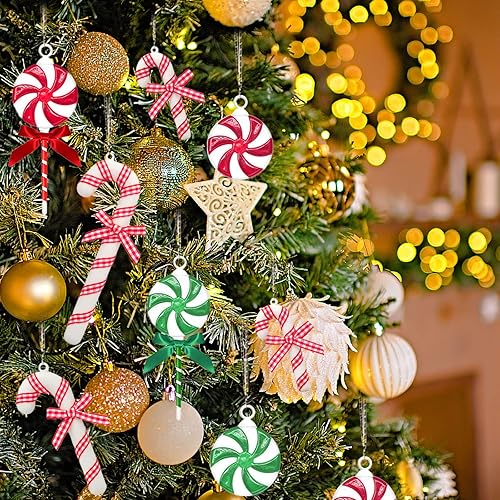 Candyland Tree Decorations Candy Cane Christmas Decorations For Tree
