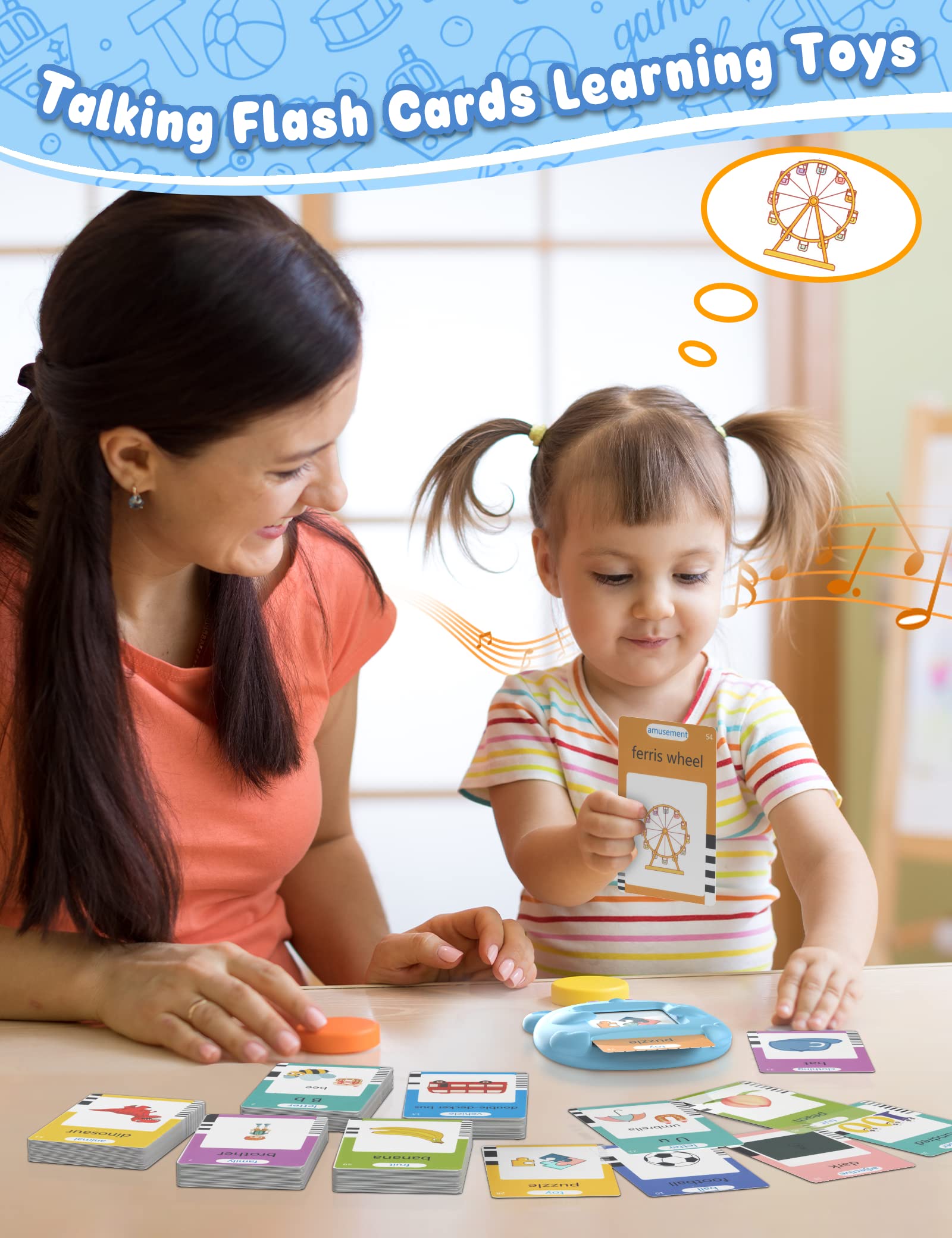 Mua 510 Sight Words Talking Flash Cards for Toddlers 2-4 Years, Pocket Speech for 2 Year Olds ...