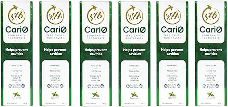 X-PUR CariO Toothpaste - 25% Xylitol Toothpaste - Mint flavored ...