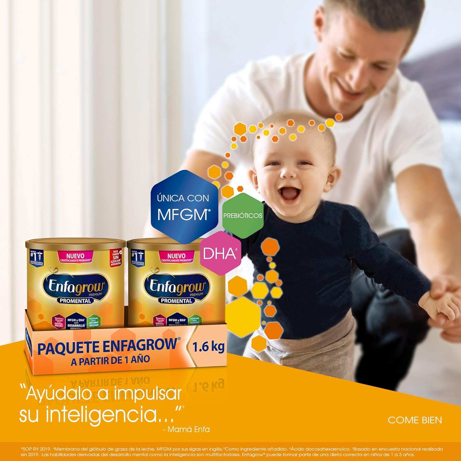 Enfagrow Premium Promental Stage 3 Alimento enriquecido a base de leche ...