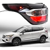 Amazon.com: Dasbecan Left Driver Side Tail Light Assembly with Bulb Compatible with Ford Escape ...
