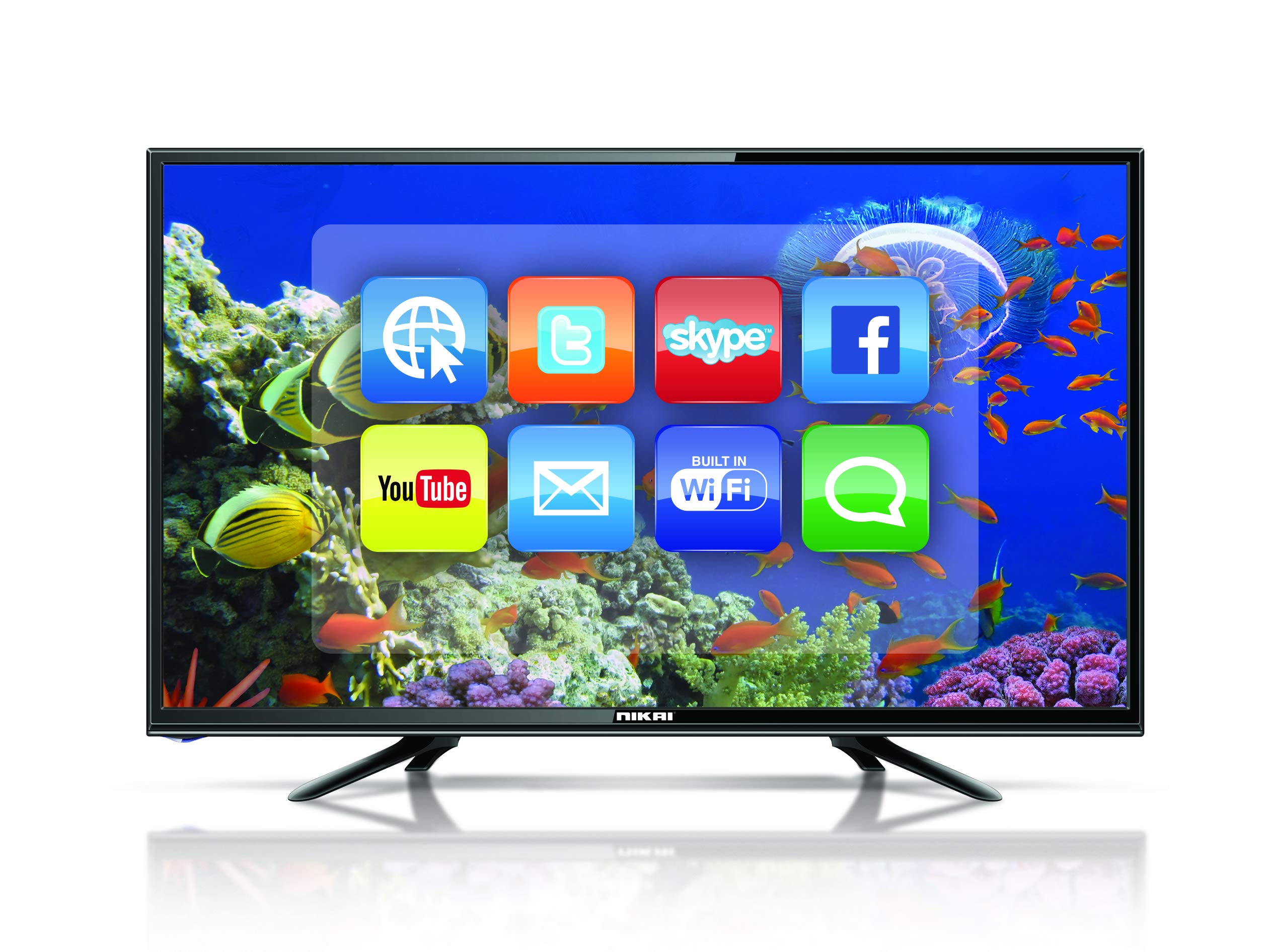 Nikai 32 inch HD SMART LED TV - NTV3200SLED1 price in UAE | Amazon.ae ...