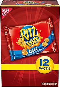 Amazon.com: RITZ Crackers Bits Cheese Sandwich Crackers, 12 - 1 oz Packs