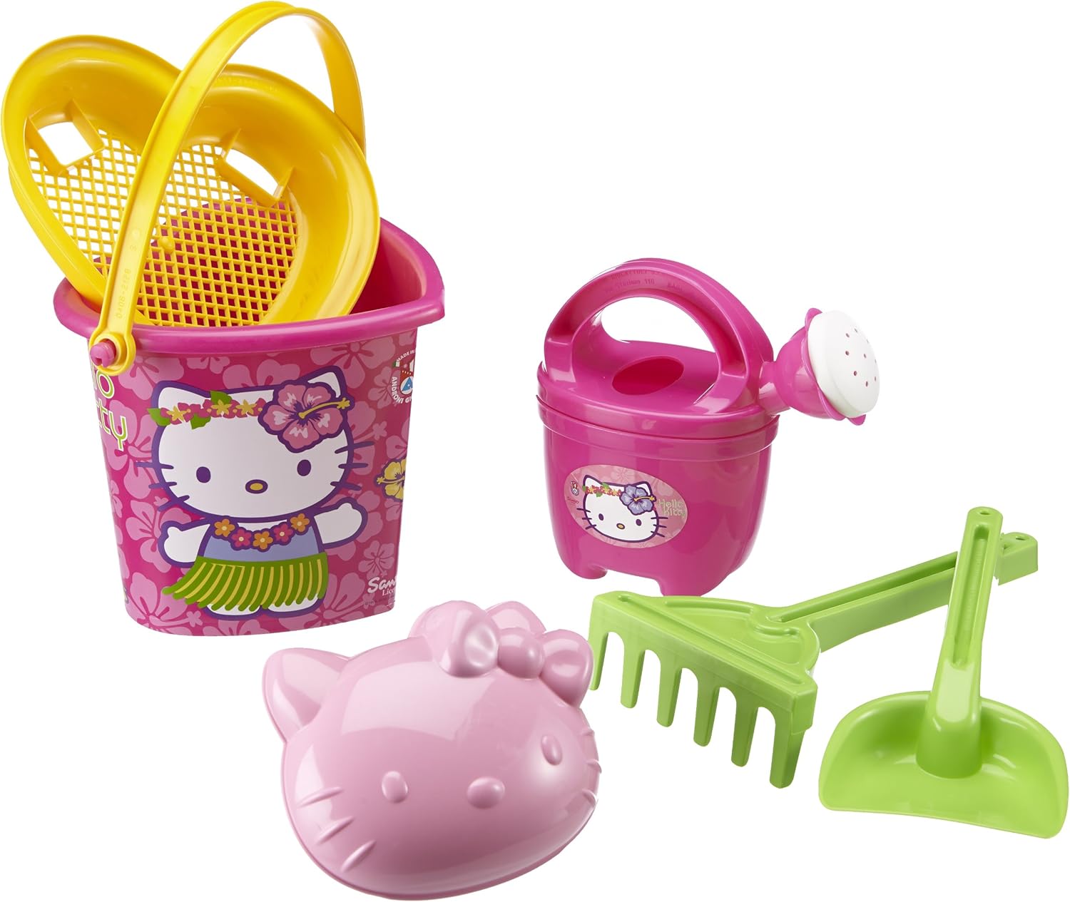 Smoby 19cm Hello Kitty Heart Shape Bucket Set: Amazon.co.uk: Toys & Games