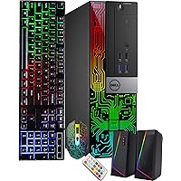 Amazon.com: Dell OptiPlex 7040 Small Form Factor RGB Desktop PC with Speakers, Intel Quad Core ...