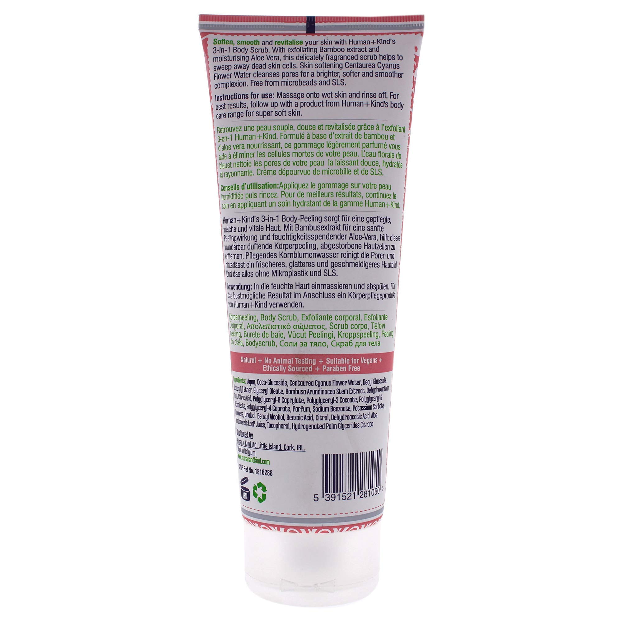 Mua Human+Kind Body Scrub - Exfoliating, Hydrating Body Polish that ...