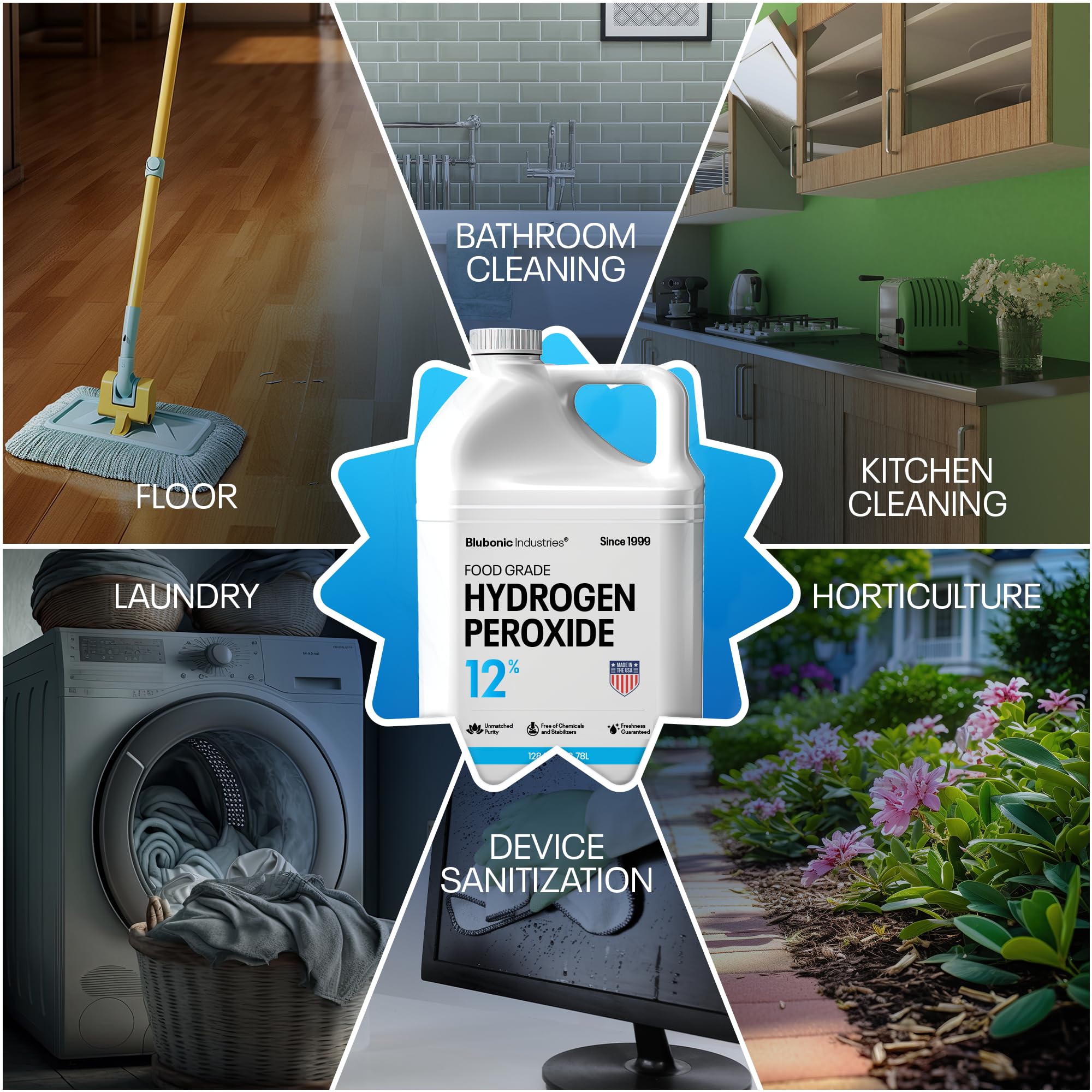 Mua Blubonic Food Grade Hydrogen Peroxide, 12 Percent - 128 fl oz ...