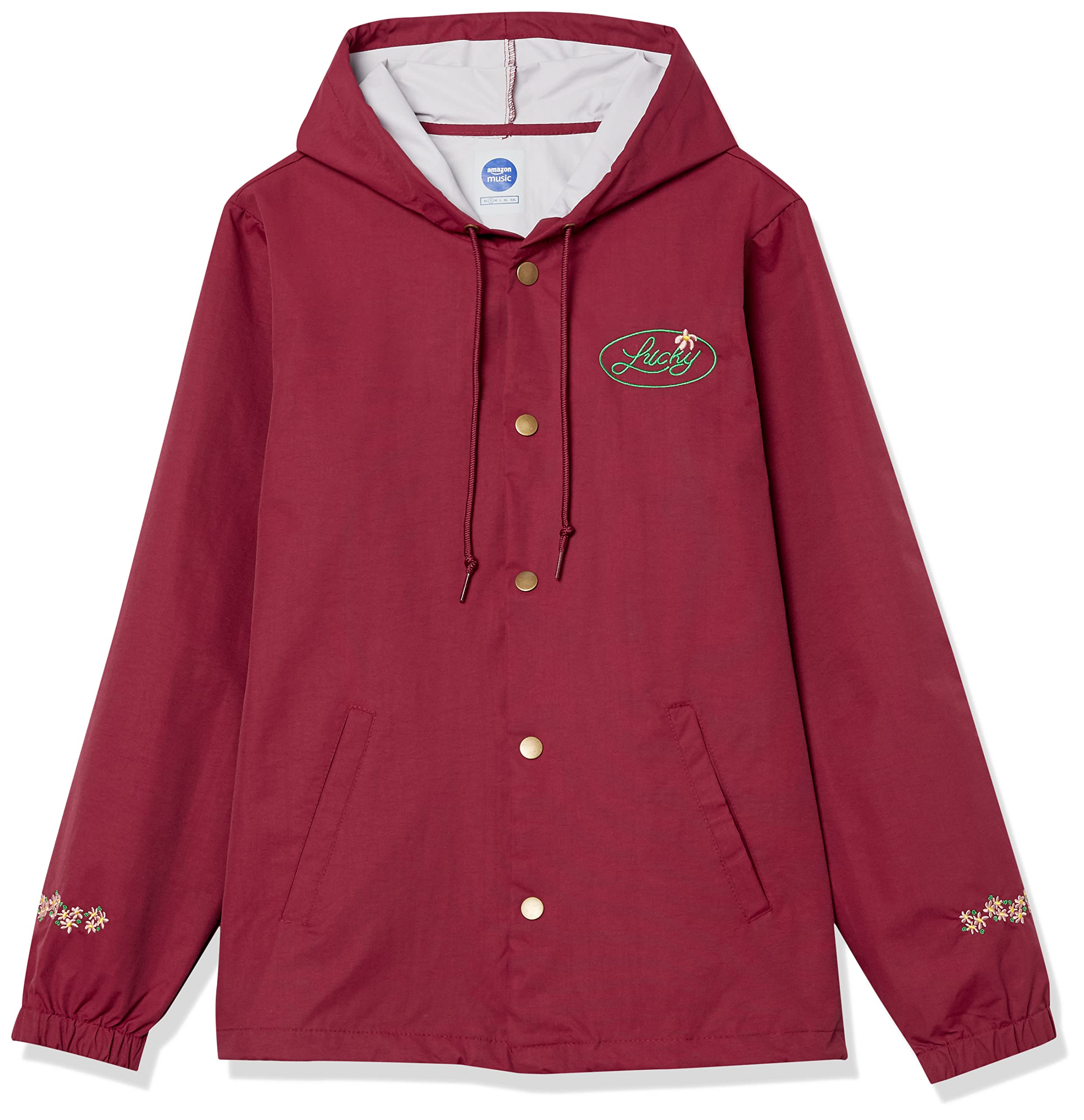 Exclusive Lucky Daye Exclusive Coaches Jacket, Maroon, Medium for sale ...