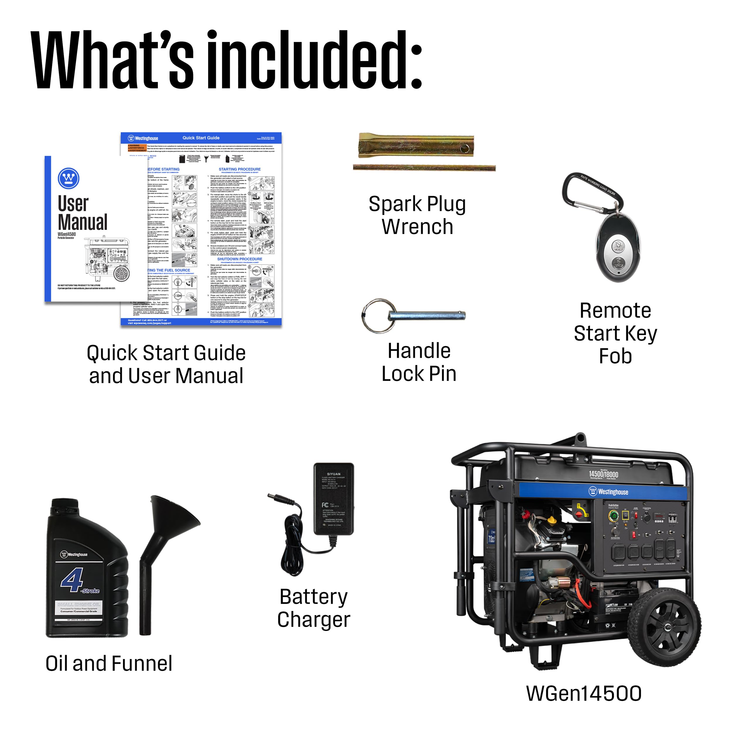 Mua Westinghouse 15000 Peak Watt Home Backup Portable Generator, Remote ...