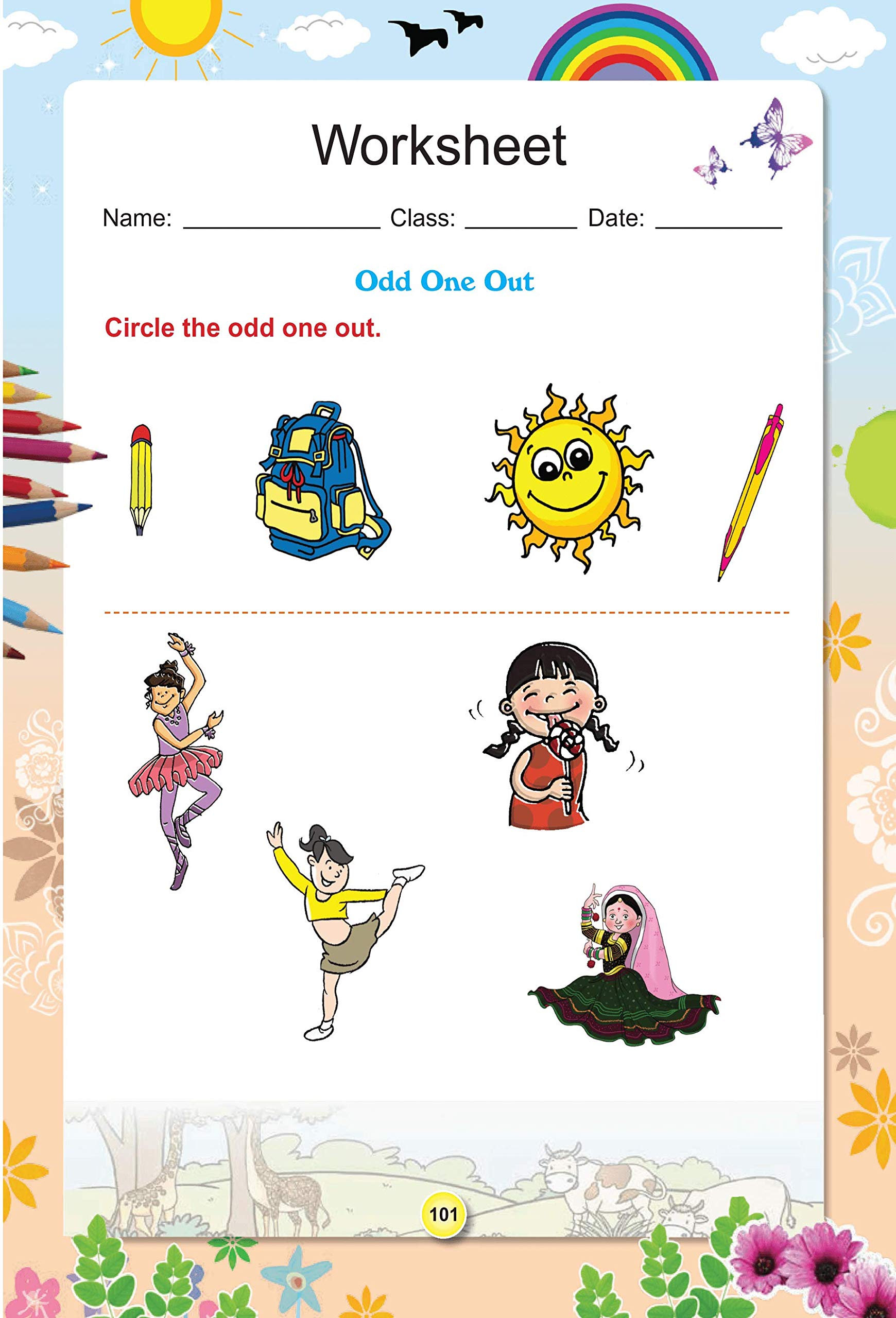 Worksheet For Class 3 Gender Activity Sheets For Ukg Class