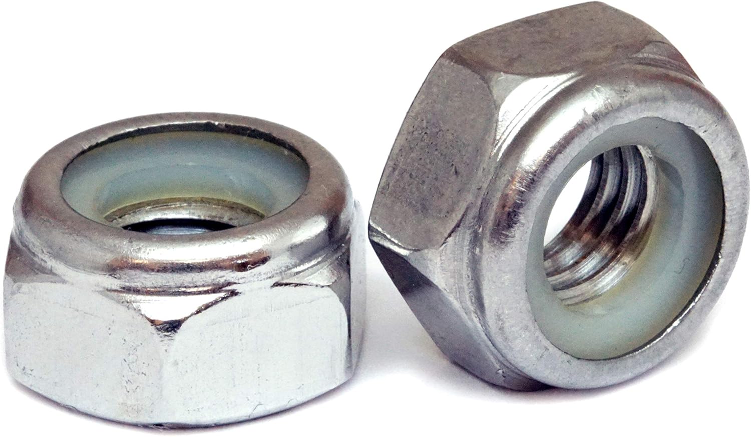 Amazon.com: (10) 1/4"-28 Fine UNF - Stainless Steel Nylon Insert Hex ...