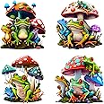 Amazon.com: 4Pcs Mushroom Frogs Iron On Transfer Patches DIY Iron On Decals Heat Transfer Vinyl ...