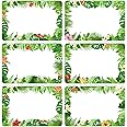 Amazon.com : Wonmon 180 PCS Tropical Name Tags Stickers, Self Adhesive ...