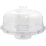 Amazon.com | Shannon Crystal Cake Stand/Dome 4 in 1: Stratford By ...