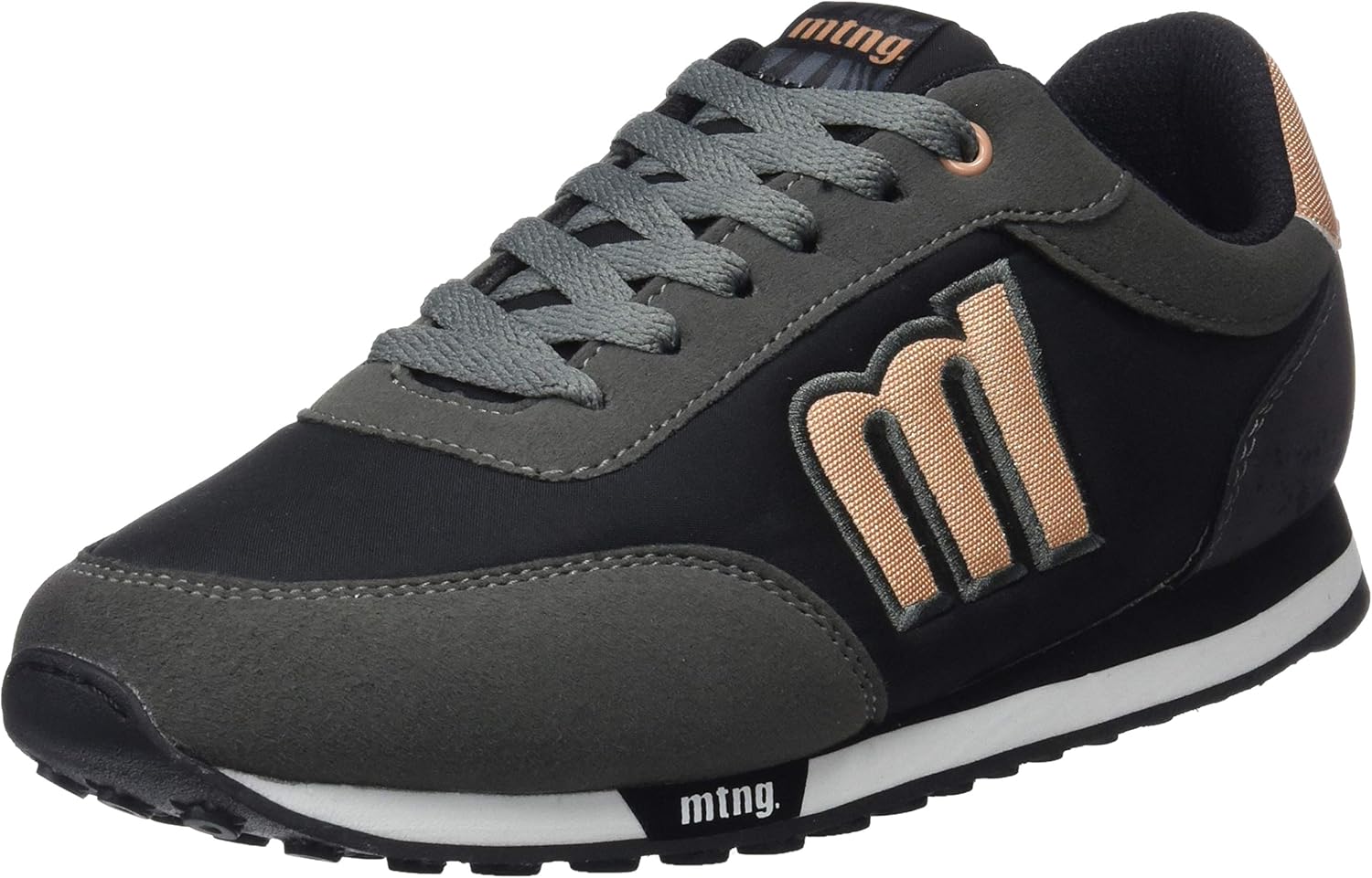 MTNG Women's 56406 Sneaker, Grey Raspe Gris Oscuro Nylon Black Medi ...