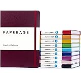 Amazon.com : PAPERAGE Lined Journal Notebook, (Coral), 160 Pages ...