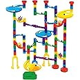 Amazon.com: Marble Genius Marble Run Starter Set; 130 Complete Pieces ...