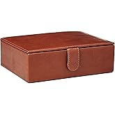 Amazon.com: Piel Leather Large Leather Gift Box Blk, Black, One Size ...