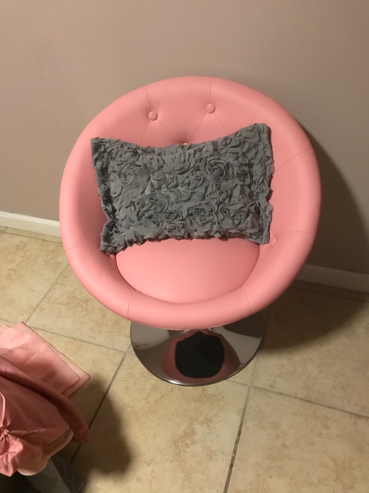 $15/mo - Finance FURWOO PU Leather Vanity Chair Stool for Makeup Room ...