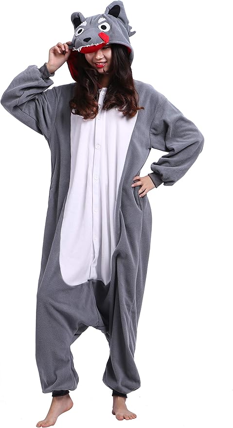 Kigurumi Pijama Animal Entero Unisex para Adultos con Capucha Cosplay ...