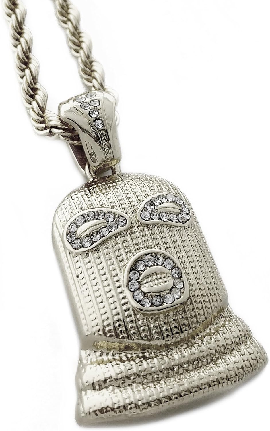 Exo Jewel Masked Thug Life Theme Pendant Necklace with 24" Rope Chain ...