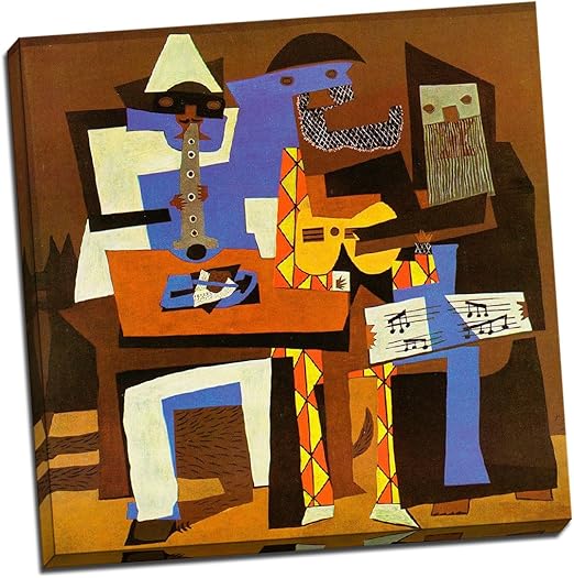 Pablo Picasso Three Musicians Canvas Print Picture Wall Art Large 20x20 ...